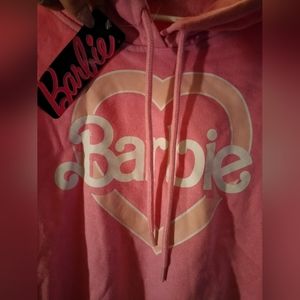 Barbie | Jackets & Coats | Plus Size Barbie Hooded Varsity Sweater Nwts ...